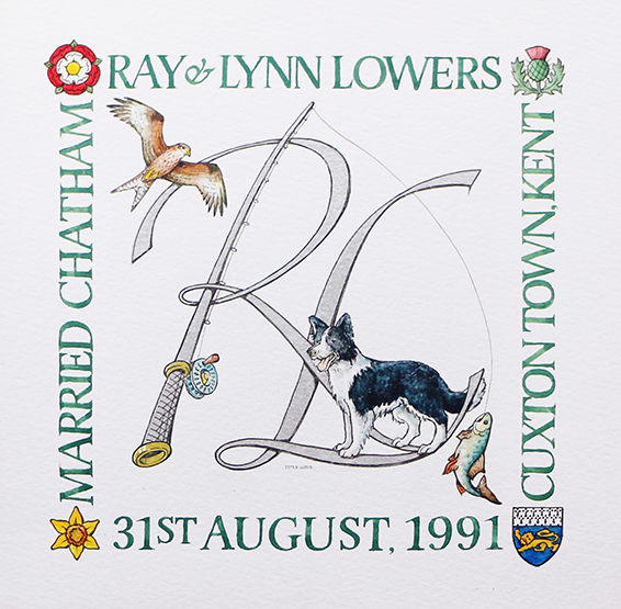 PETER LLOYD - THE PIGSTY STUDIO - Calligraphy